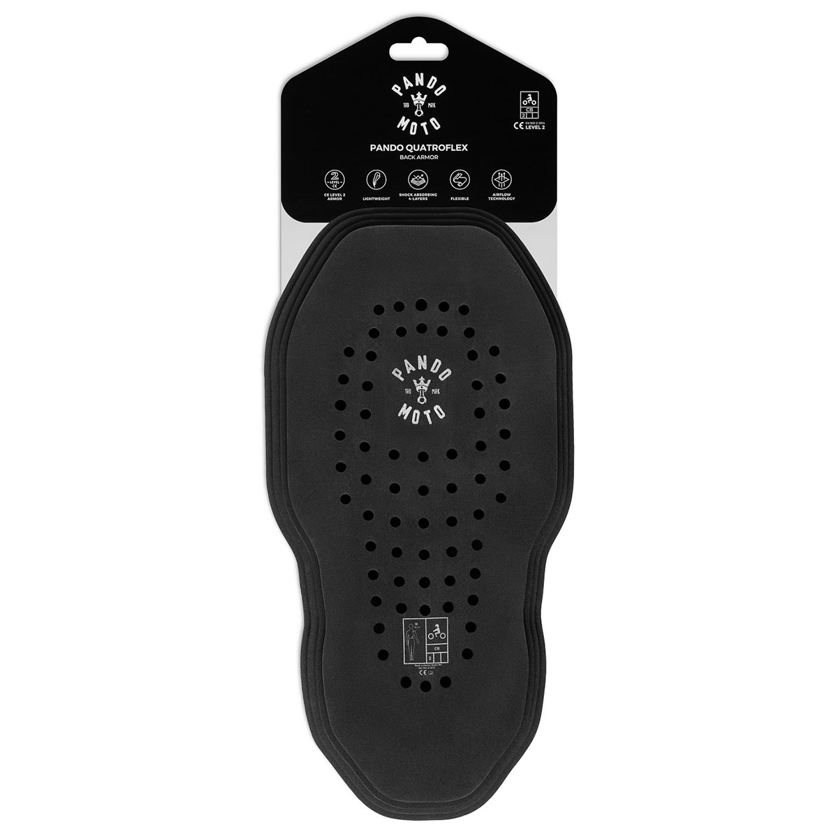 Pando Moto Quatroflex Level 2 Back Protector