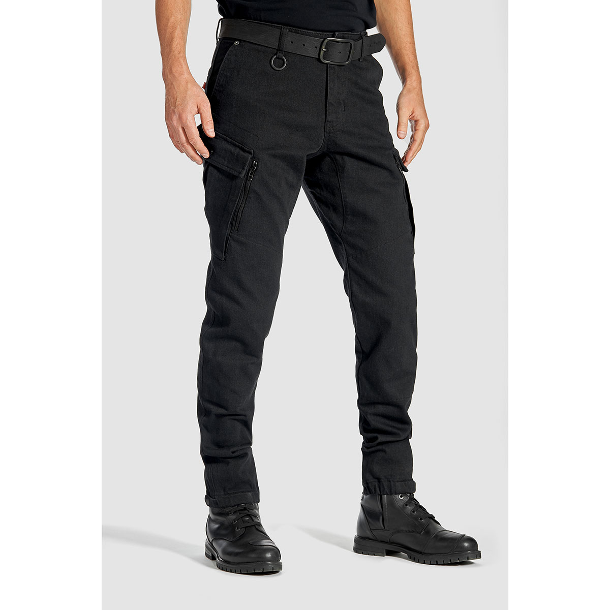 Pando Moto Mark Kev 01 Black Men’s Chino Cargo Cordura® Jeans
