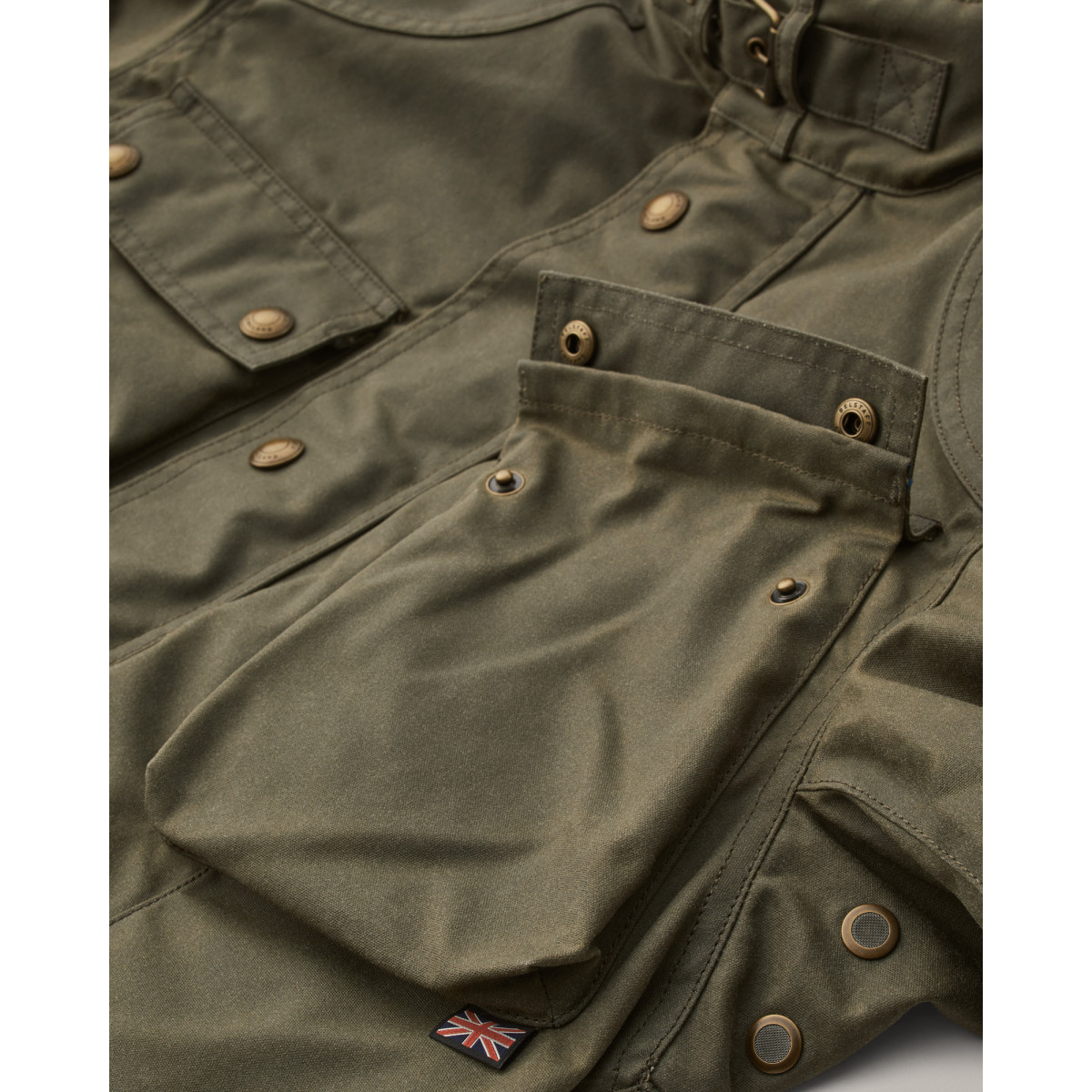 Belstaff Trialmaster Women's Waxed Cotton Jacket - Forest Green