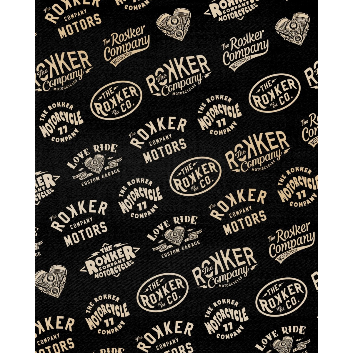 Rokker Neck Warmer TRC Multi Logo by The Rokker Company