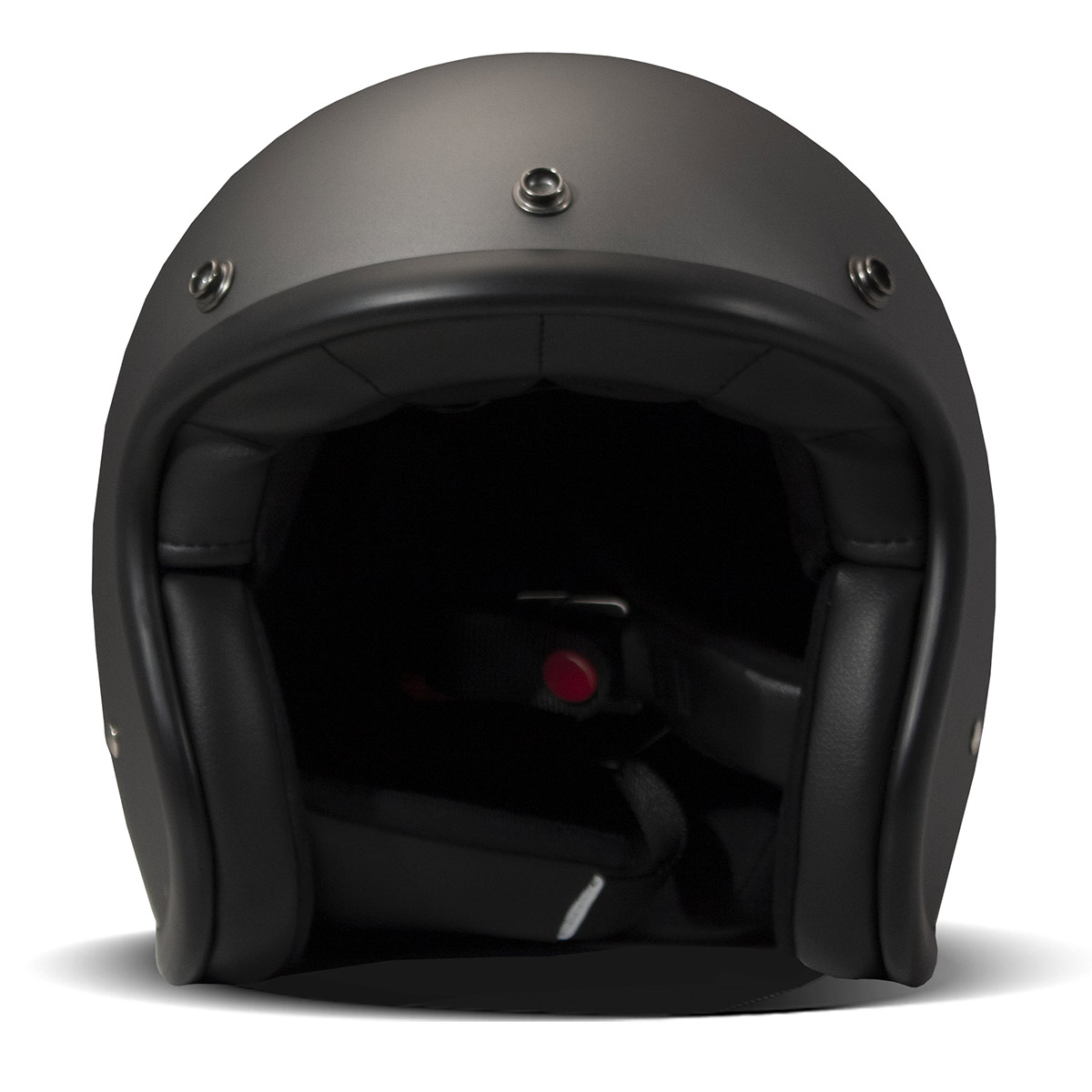 DMD Standard Collection Vintage Matt Grey Motorcycle Helmet