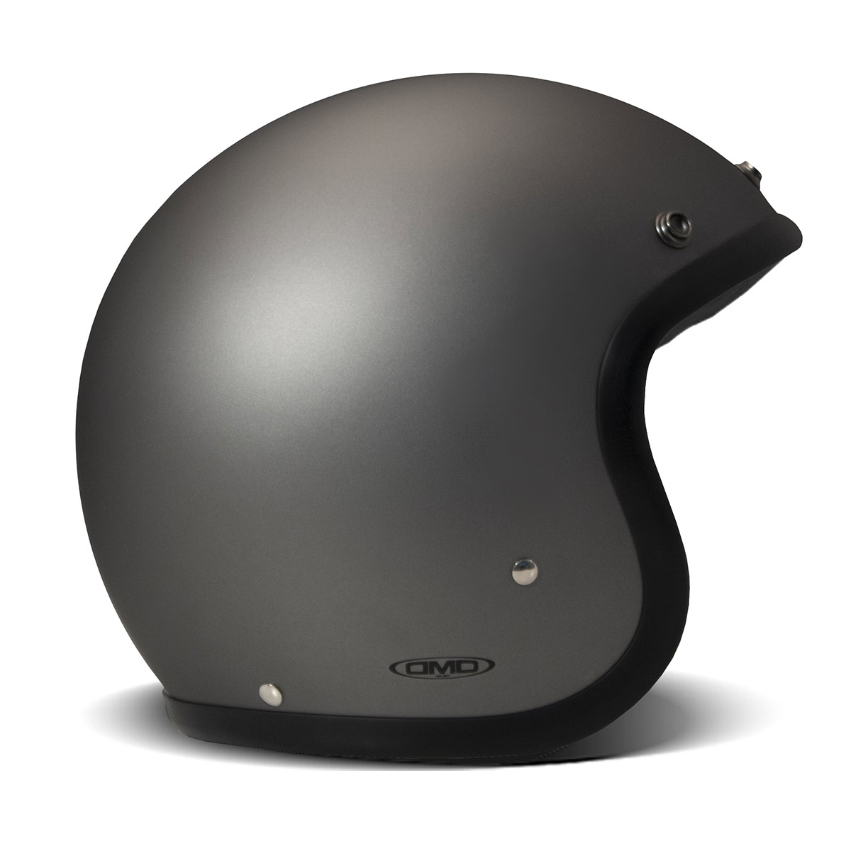 DMD Standard Collection Vintage Matt Grey Motorcycle Helmet