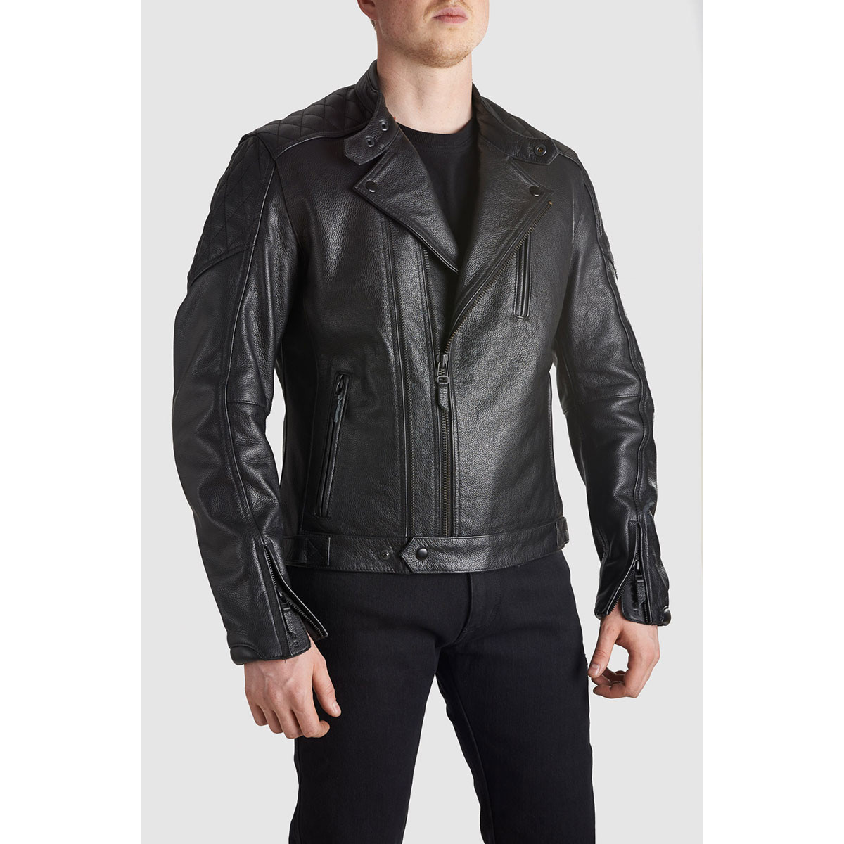Pando Moto Twin Leather Motorcycle Jacket
