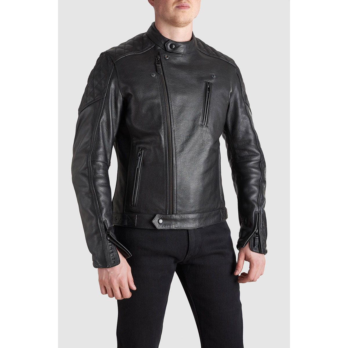 Pando Moto Twin Leather Motorcycle Jacket
