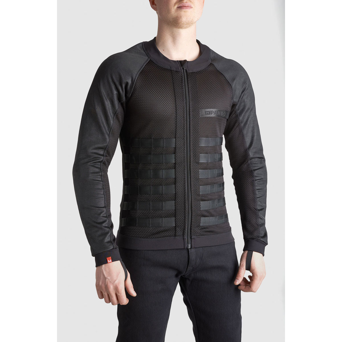 Pando Moto Commando UH Black Mesh AAA Riding Shirt