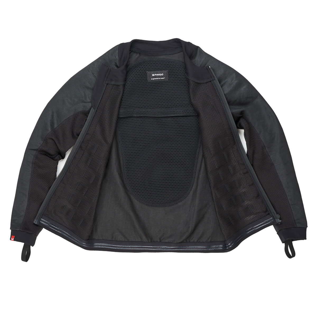 Pando Moto Commando UH Black Mesh AAA Riding Shirt
