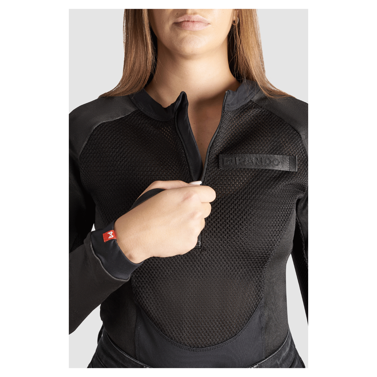 Pando Moto Bia Black Protective Motorcycle Base Layer